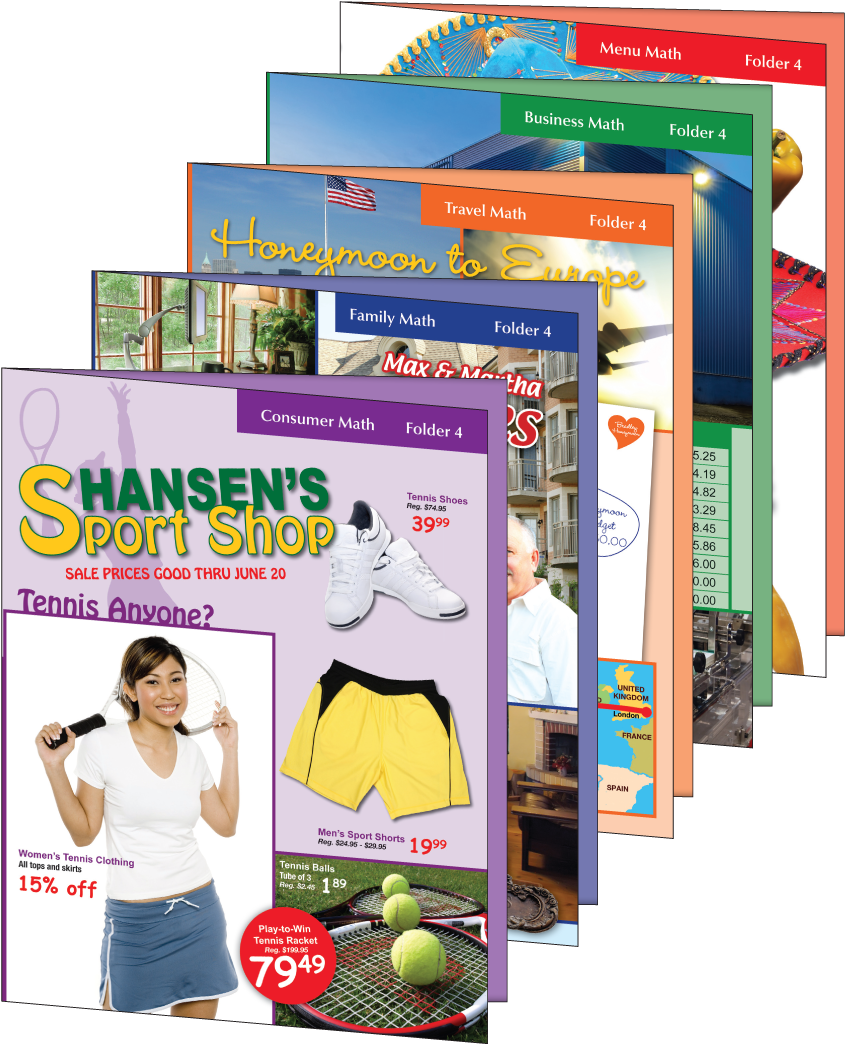 20 Extra Folders for Practical Practice Math: Binder 2